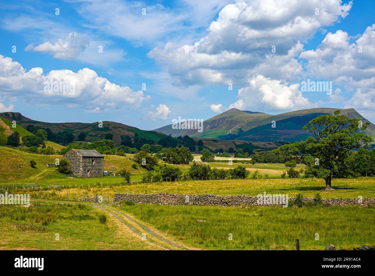 The English Lake District, Cumbria, in June, summer weather Stock Photo ...