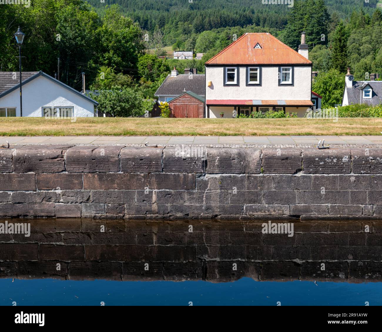15 June 2023. Fort Augustus,Scotland. This is a Lock in the Caledonian ...