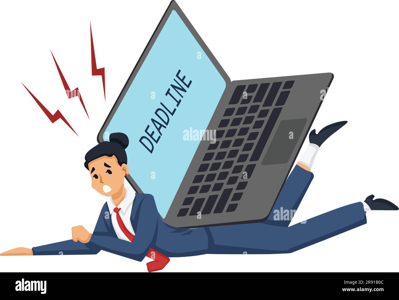 Sad employees office group Stock Vector Images - Alamy