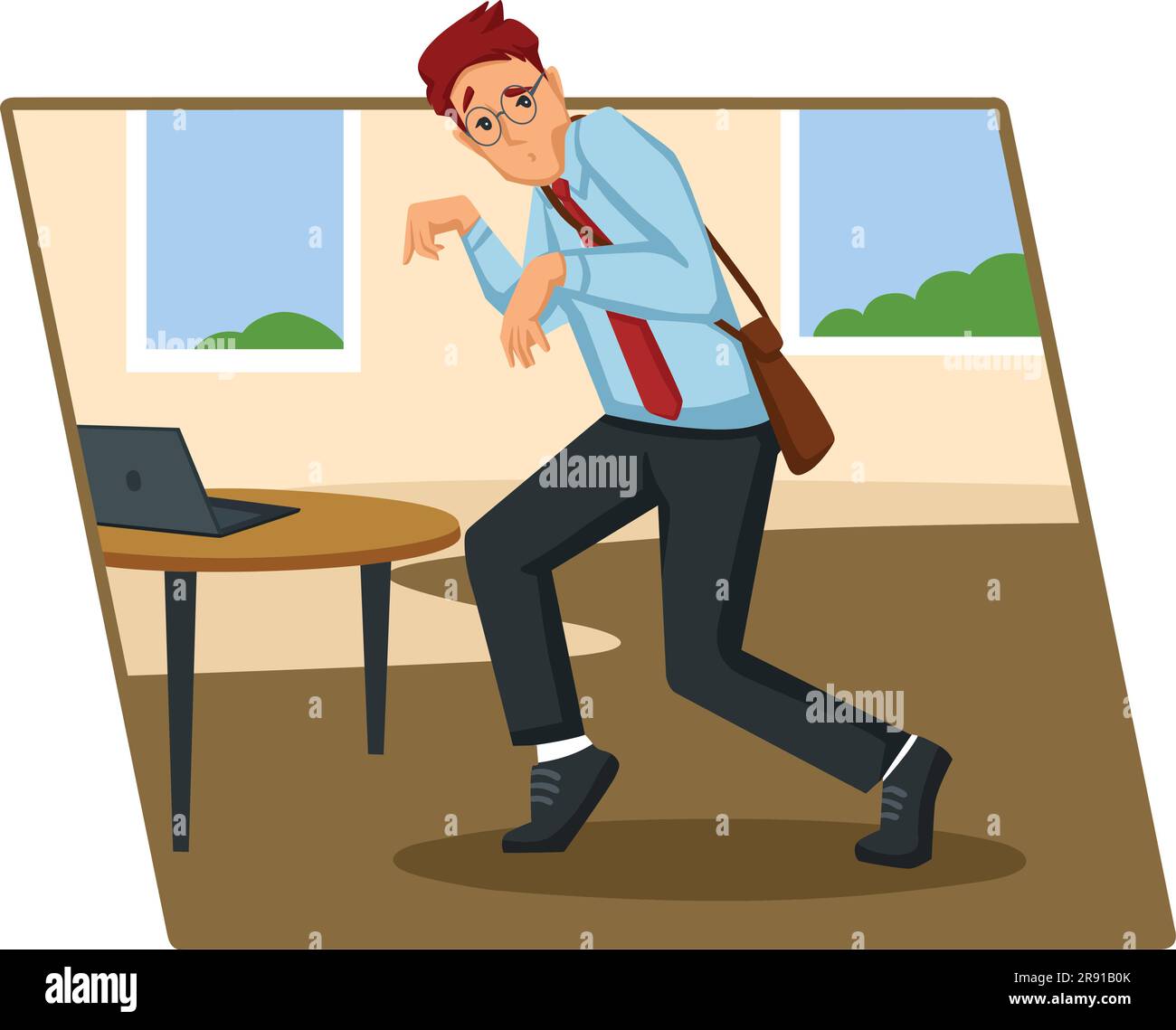 Sad employees office group Stock Vector Images - Alamy