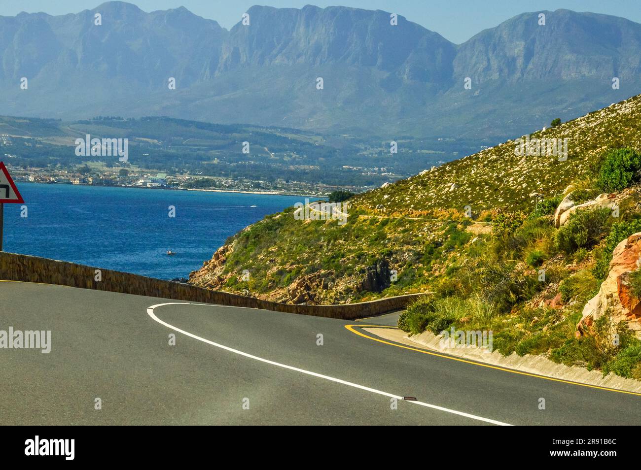Cape town garden route 44 scenic drive near Pringle and Gordon's bay ...