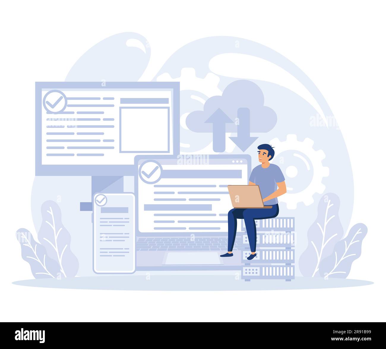 Software license Stock Vector Images - Alamy