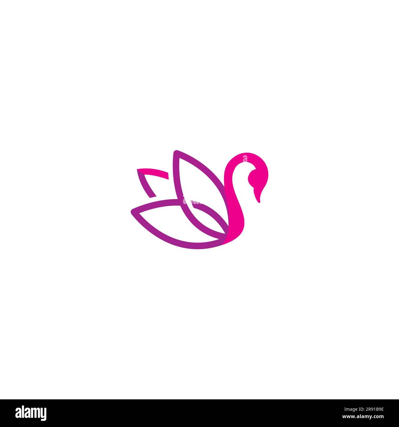 Swan flower Cut Out Stock Images & Pictures - Alamy
