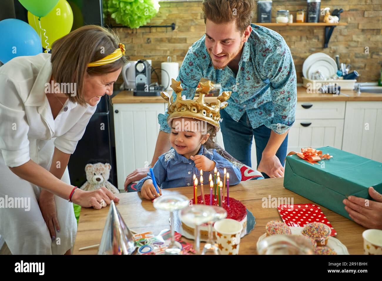 Toddler girl radiates pure joy as she celebrates her special day in the ...