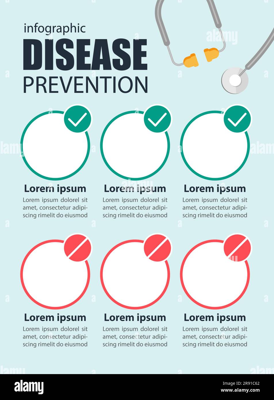 Healthy tips infographic chart design template Stock Vector Image & Art ...