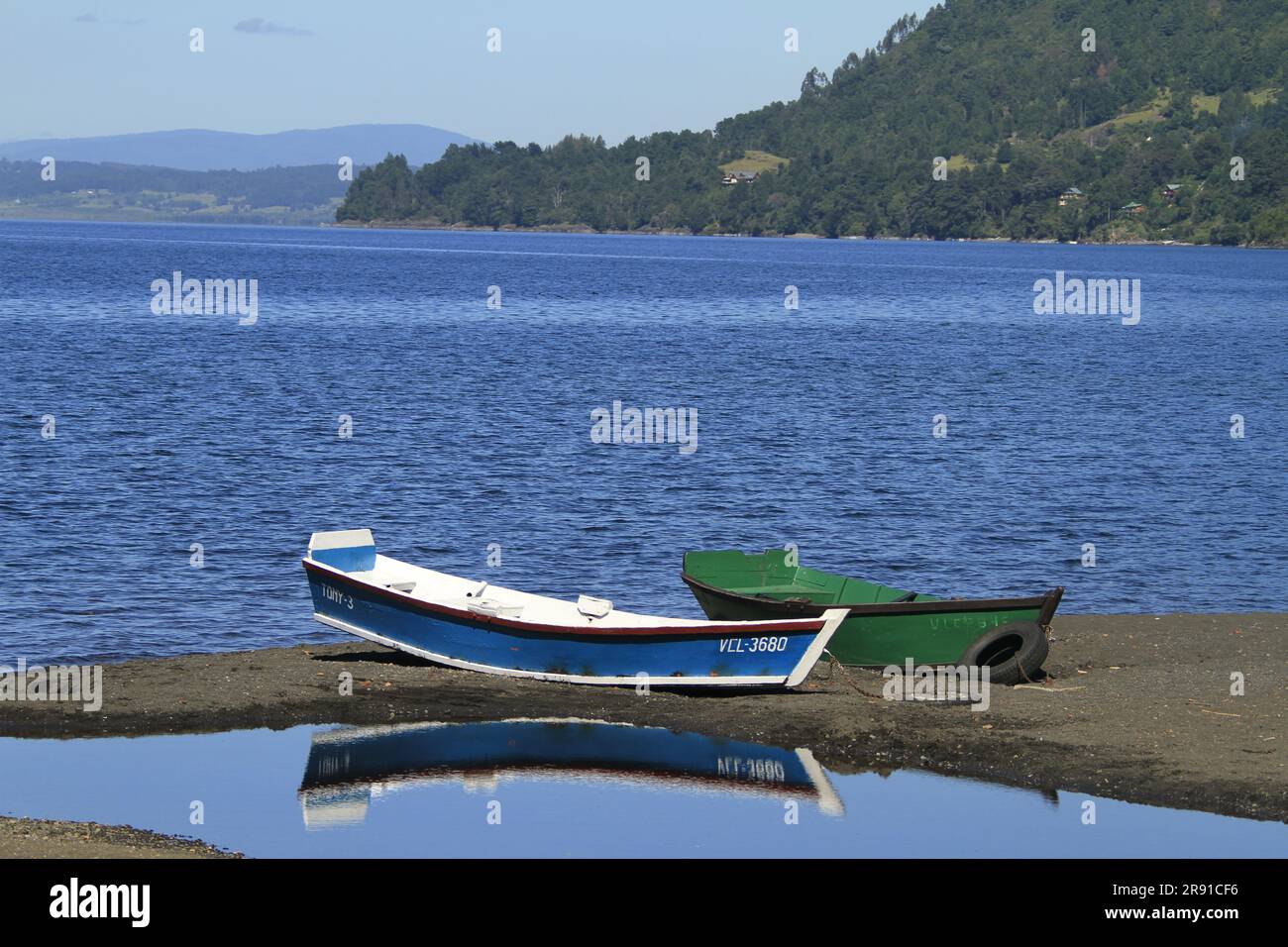 Lican Ray Lake District Chile Stock Photo - Alamy