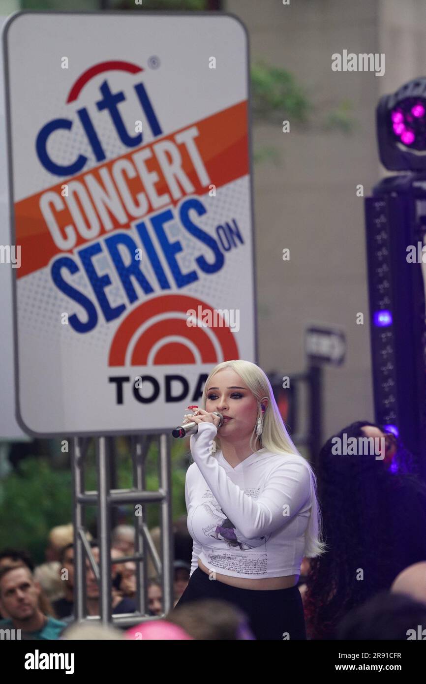 New York, NY, USA. 22nd June, 2023. Kim Petras on stage for NBC Today ...