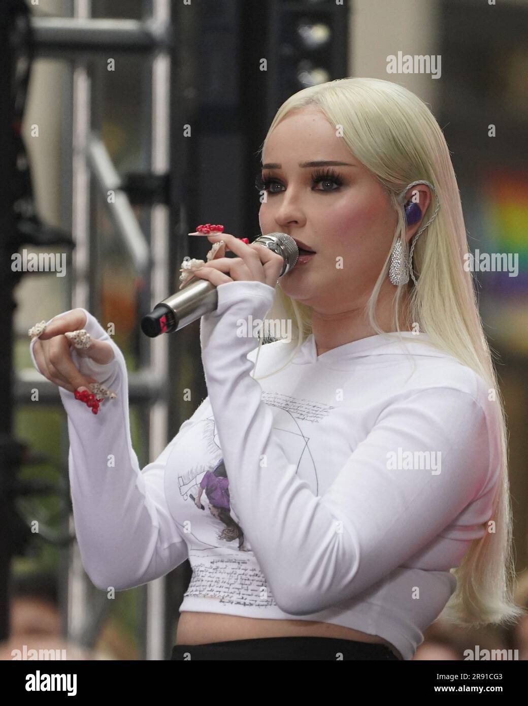 New York, NY, USA. 22nd June, 2023. Kim Petras on stage for NBC Today ...
