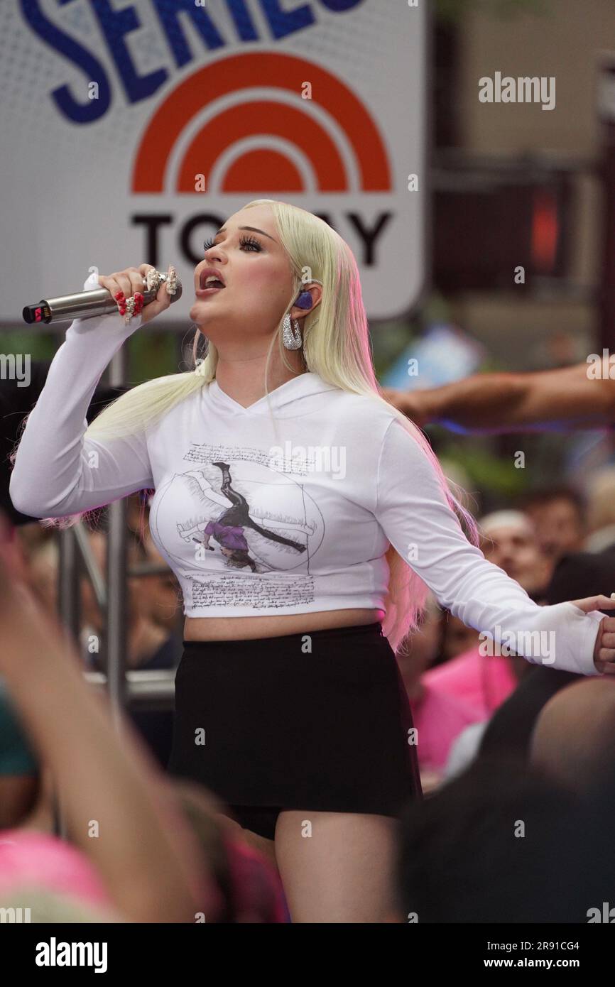 New York, NY, USA. 22nd June, 2023. Kim Petras on stage for NBC Today ...