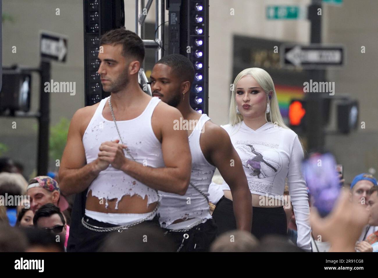 New York, NY, USA. 22nd June, 2023. Kim Petras on stage for NBC Today ...