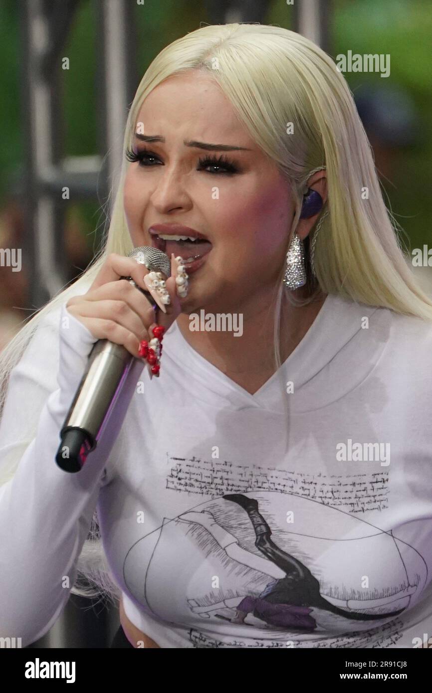 New York, NY, USA. 22nd June, 2023. Kim Petras on stage for NBC Today ...