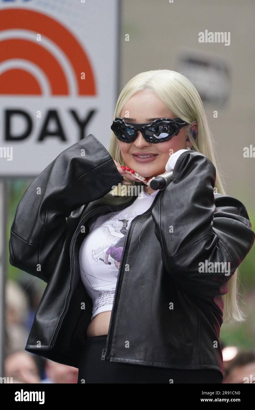 New York, NY, USA. 22nd June, 2023. Kim Petras on stage for NBC Today ...