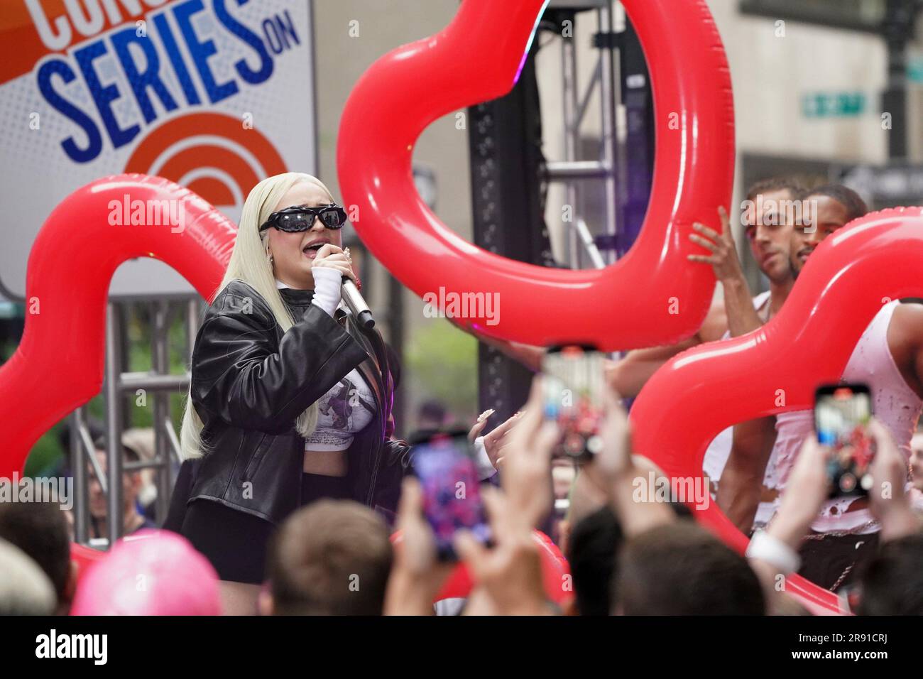 New York, NY, USA. 22nd June, 2023. Kim Petras on stage for NBC Today ...