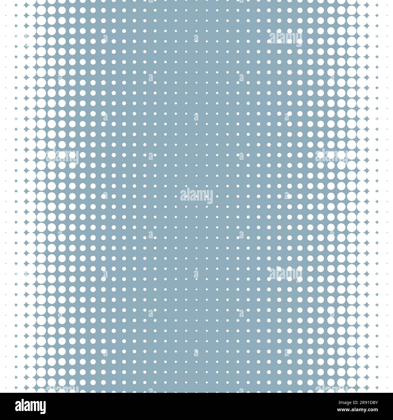 Halftone dots texture. White on blue half tone vector pattern Stock ...