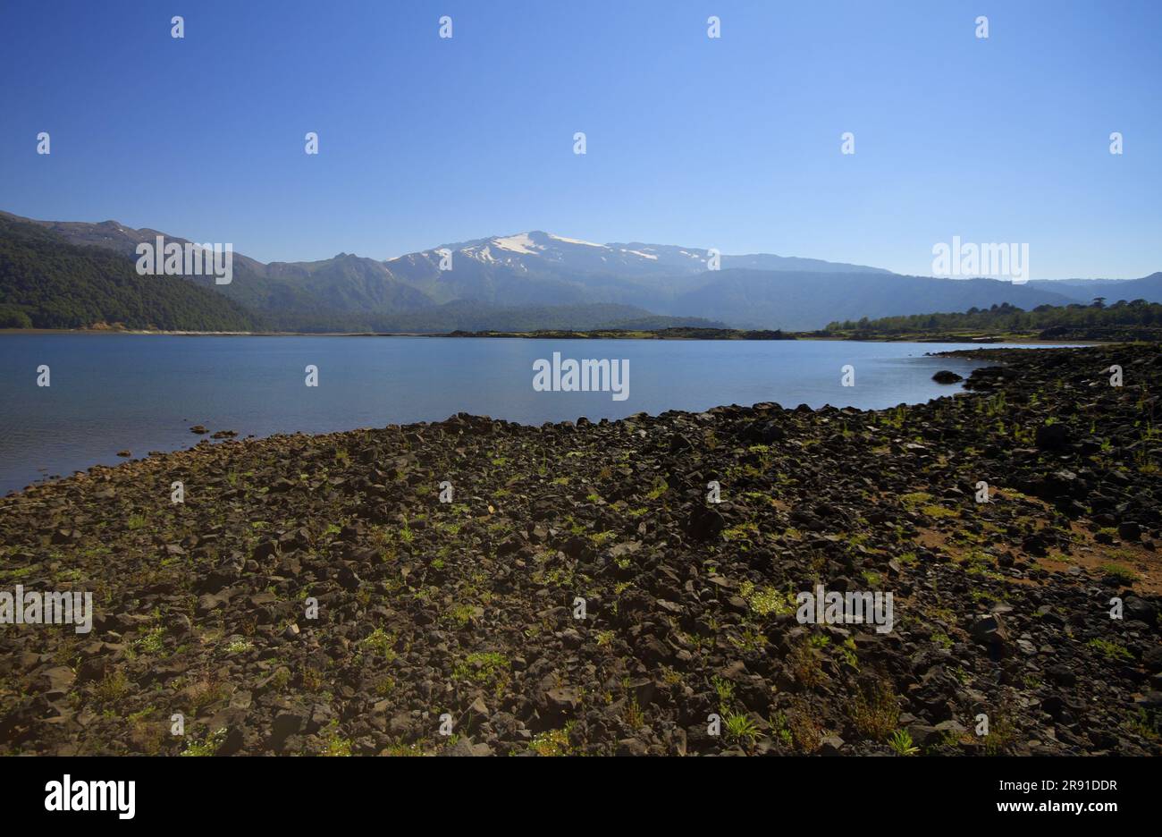 Parque Nacional Conguillo Chile Stock Photo - Alamy