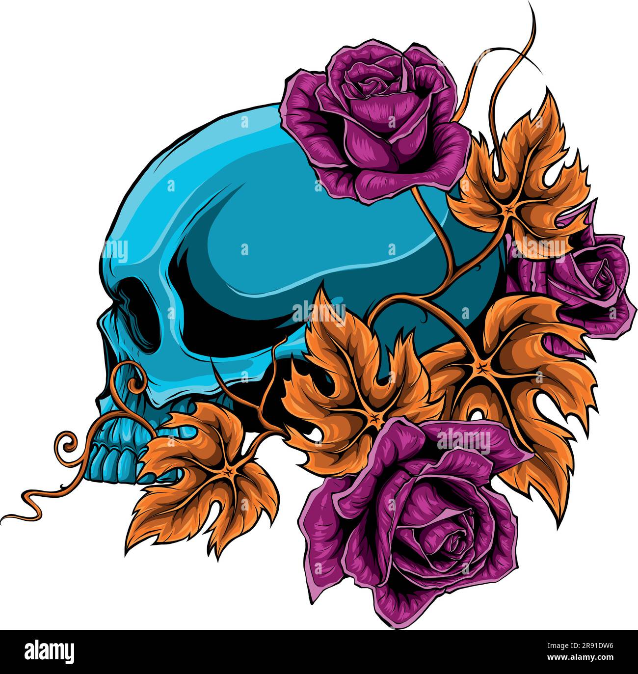 Skulls And Roses Backgrounds