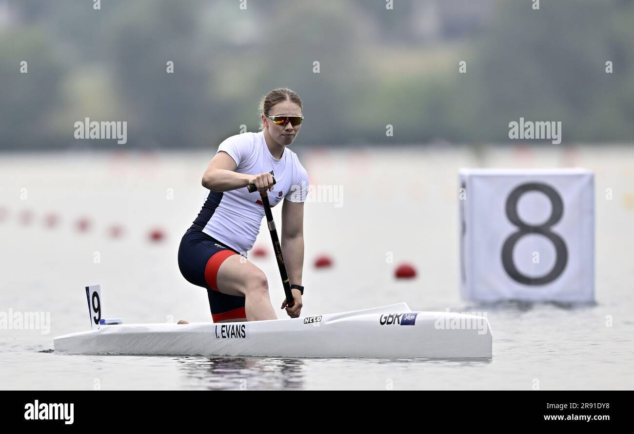 Krakow, Poland. 23rd June, 2023. Canoe Sprint. 2023 European Games ...