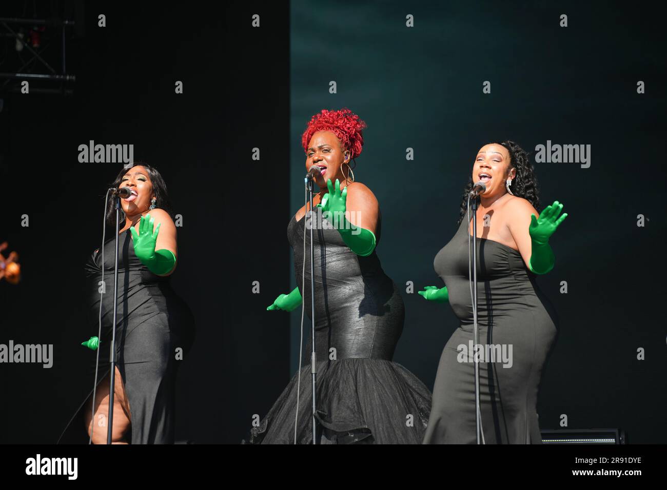 Kelis headlining the West Holts stage, Glastonbury Festival - 2023 ...