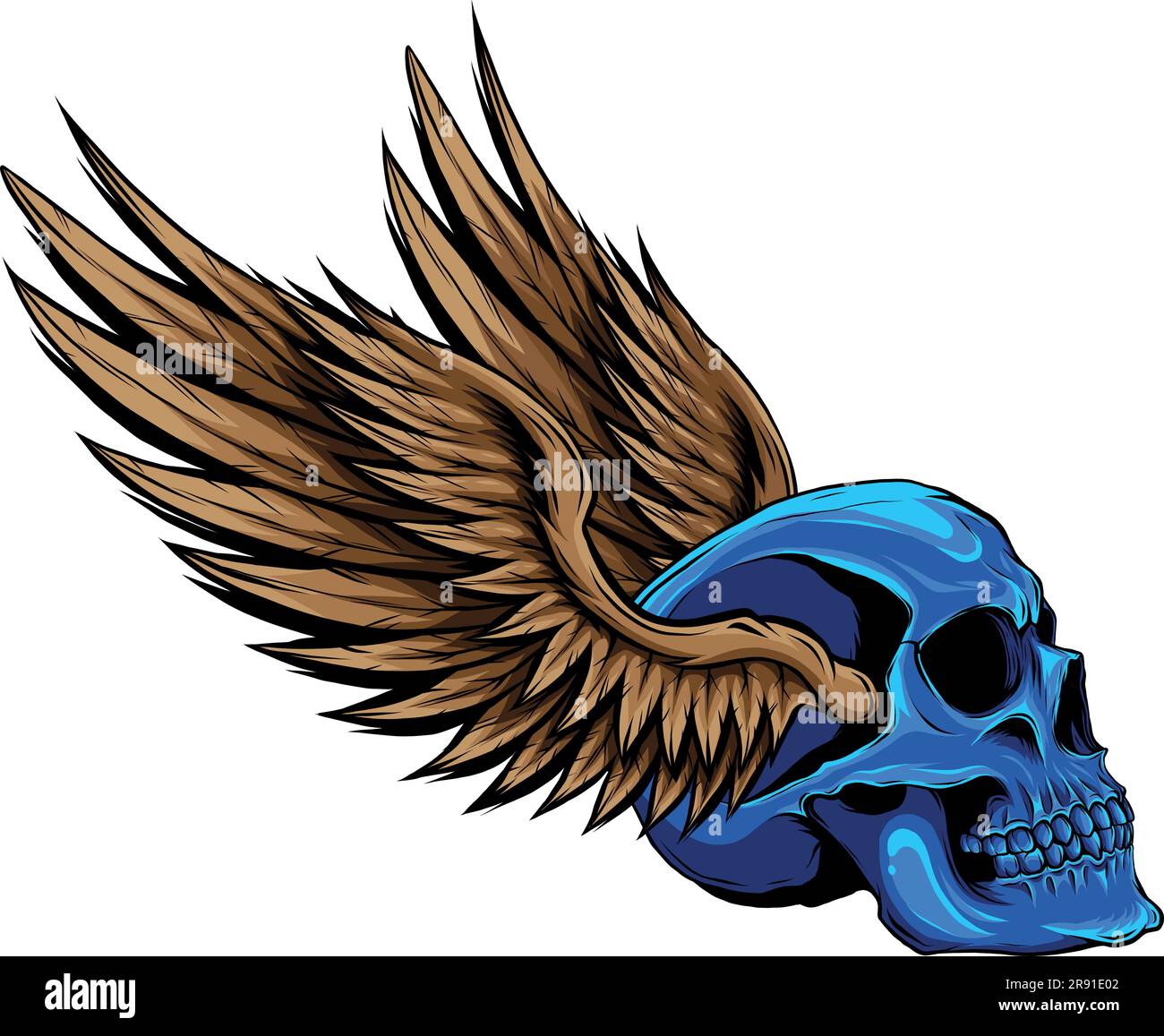 Wings of illustration hi-res stock photography and images - Alamy