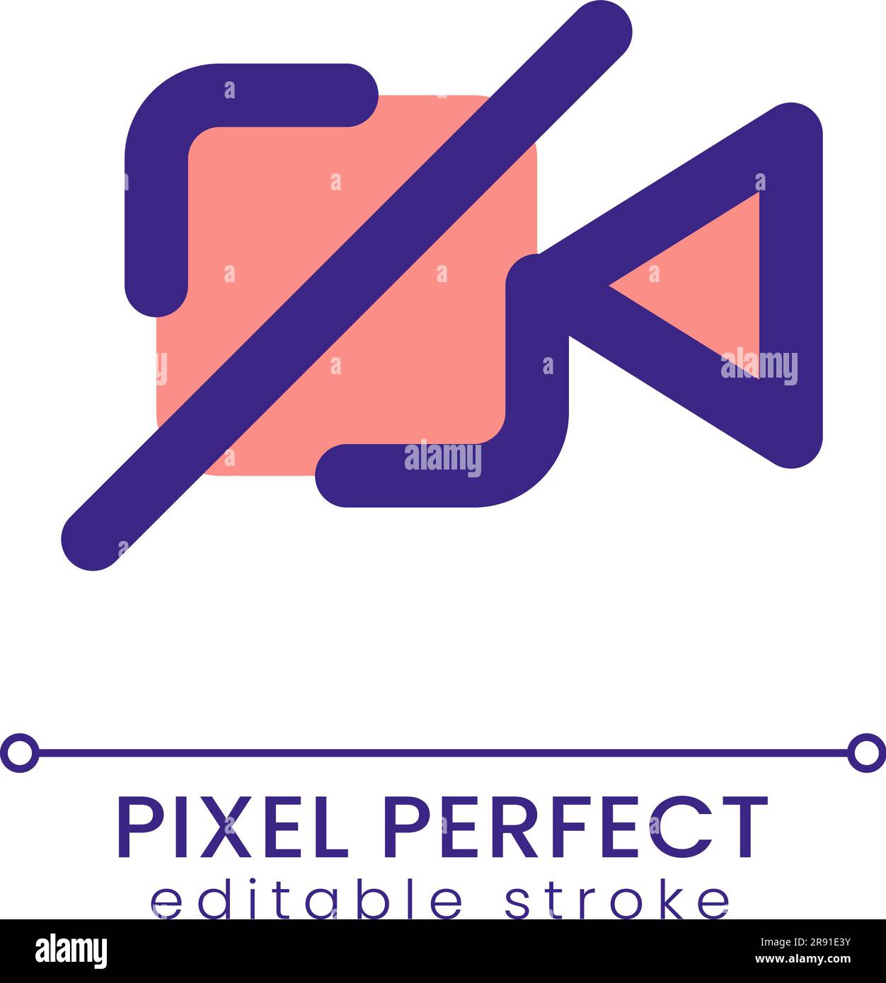 Turn off camera pixel perfect RGB color ui icon Stock Vector Image ... Turn off camera pixel perfect RGB color ui icon Stock Vector Image ...