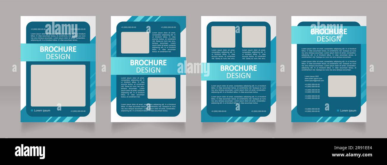 Stocks and shares purchasing blank brochure layout design Stock Vector ...