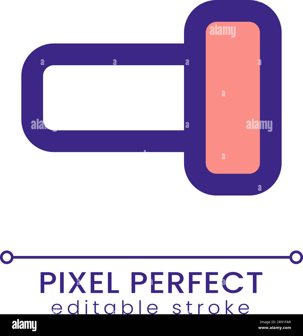 Switch on pixel perfect RGB color ui icon Stock Vector Image & Art - Alamy