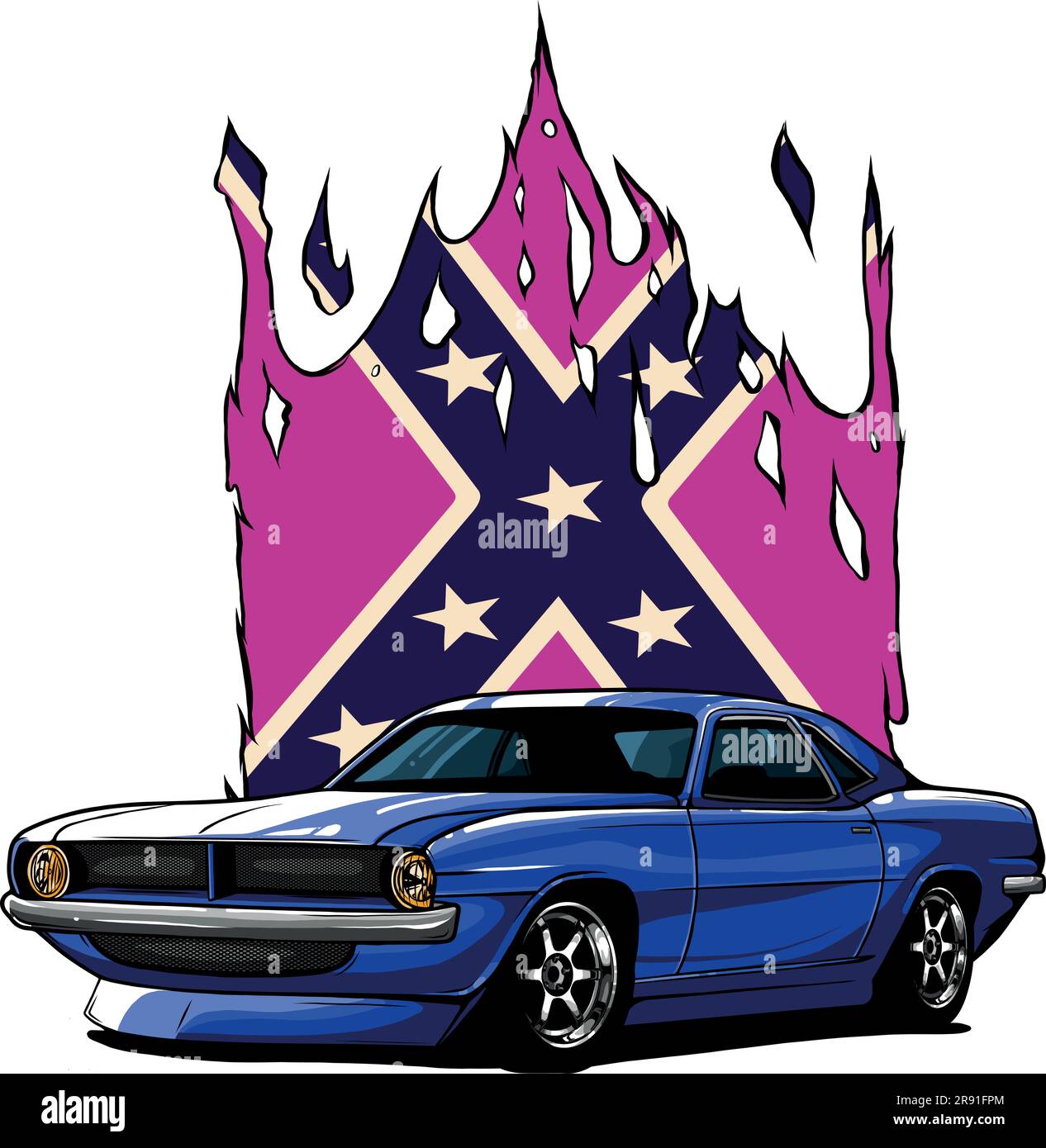 Confederate flag black background hi-res stock photography and images - Alamy