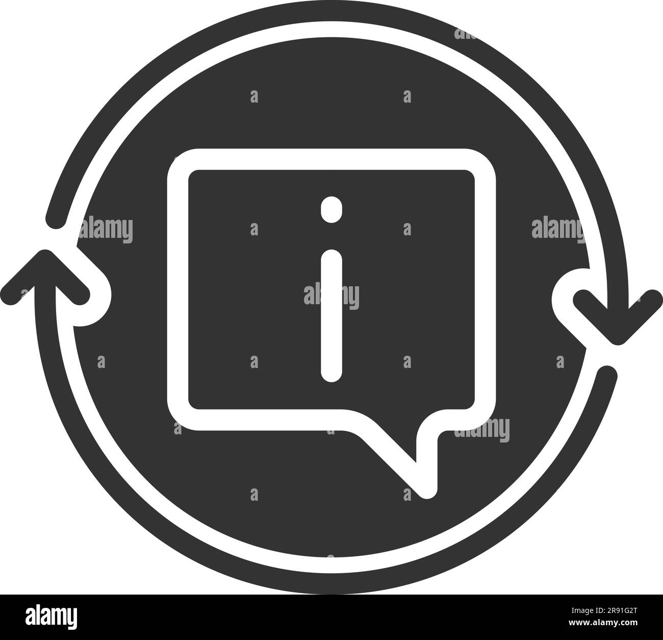 Update information black glyph icon Stock Vector Image & Art - Alamy