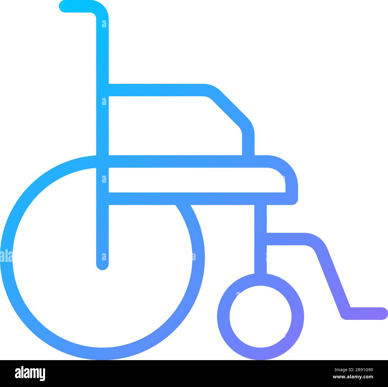 Wheelchair pixel perfect gradient linear vector icon Stock Vector Image & Art - Alamy