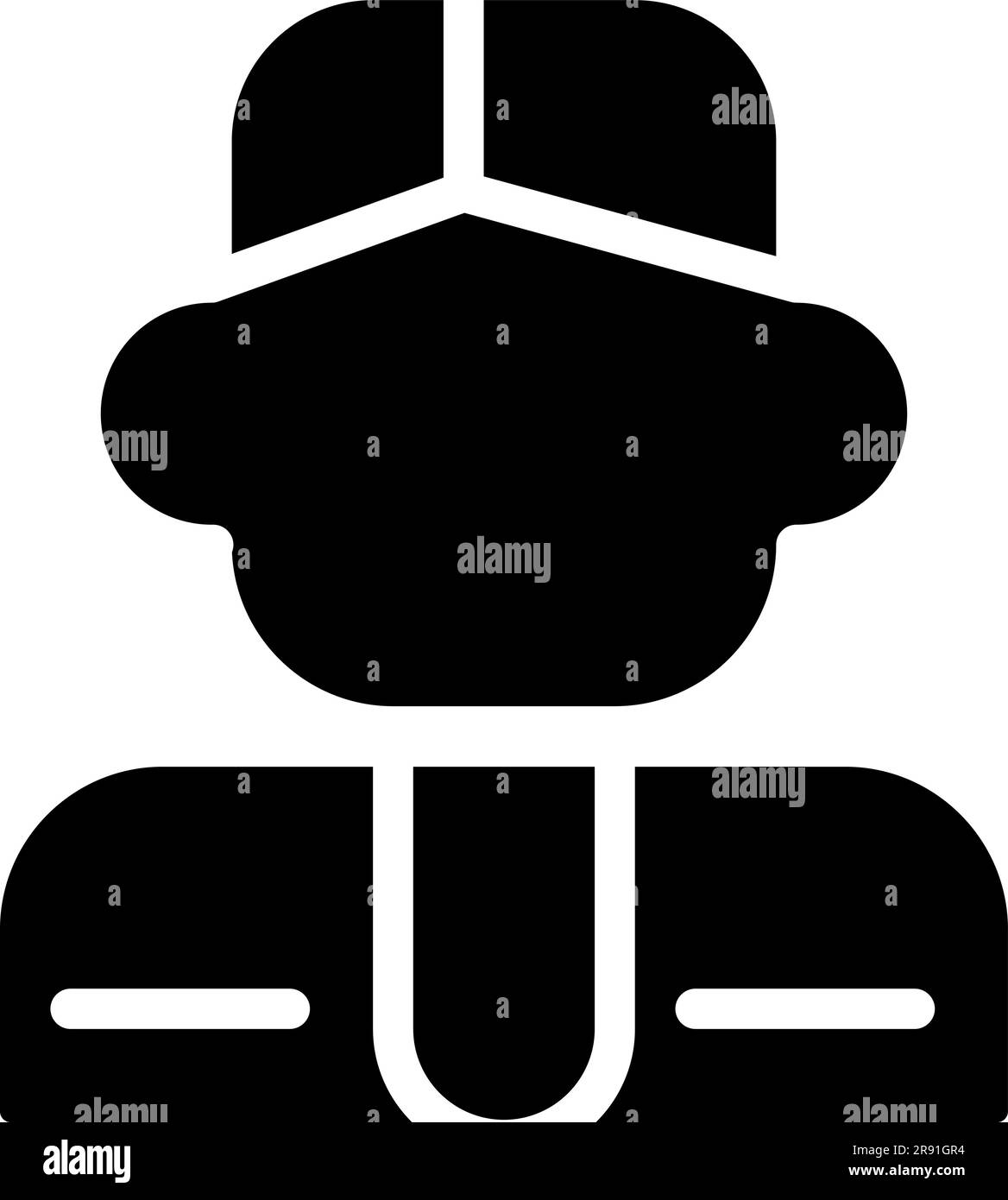 Manager black glyph icon Stock Vector Image & Art - Alamy