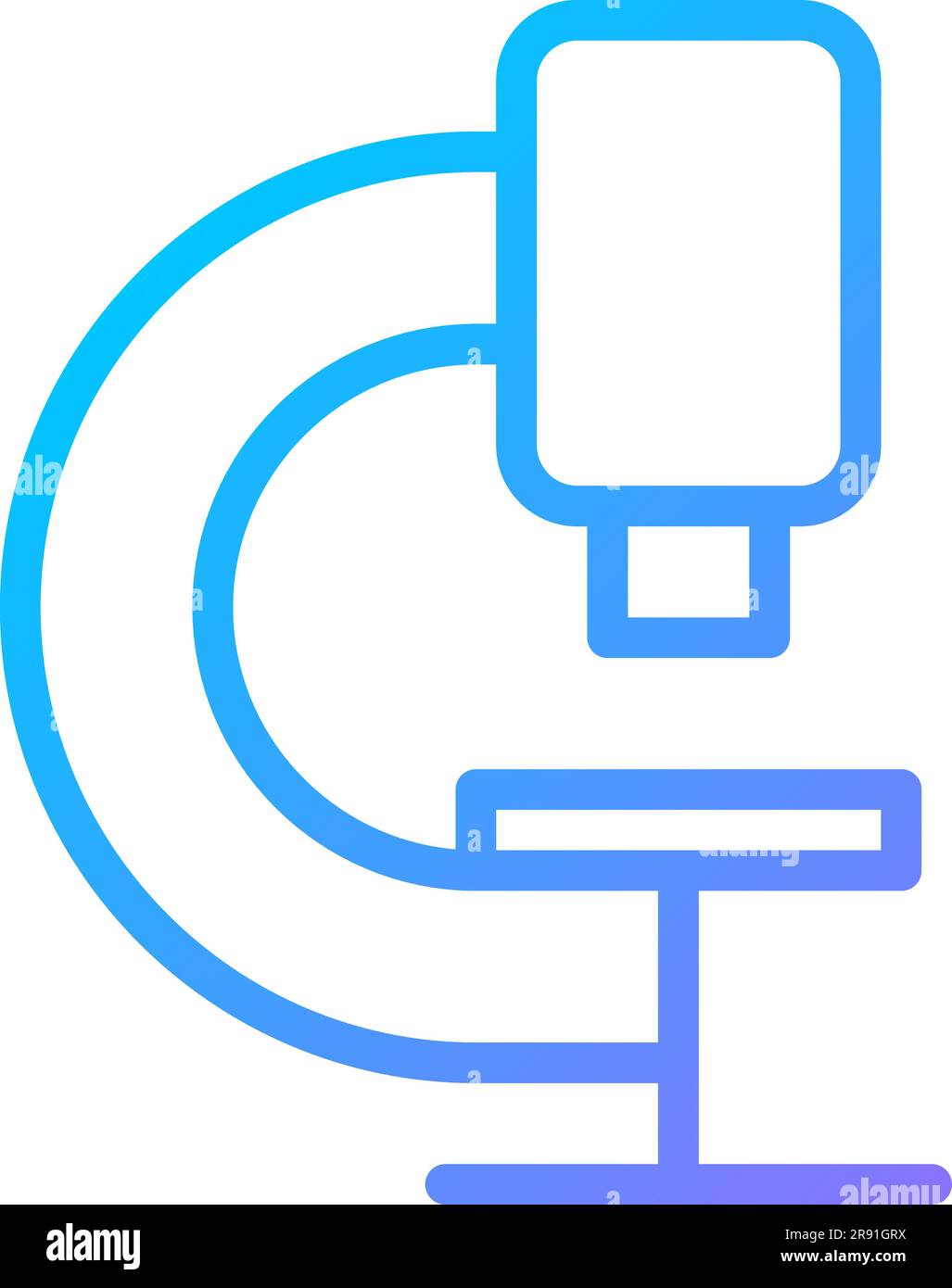 Microscope blue color Cut Out Stock Images & Pictures - Alamy