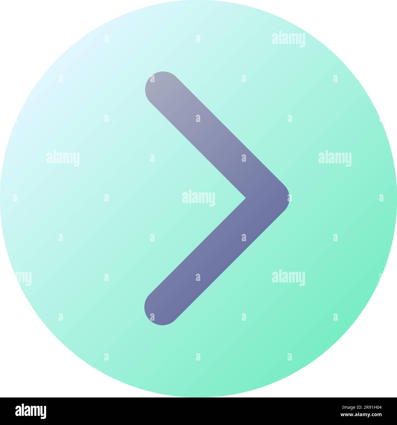 Right direction pointer pixel perfect flat gradient color ui icon Stock Vector Image & Art - Alamy