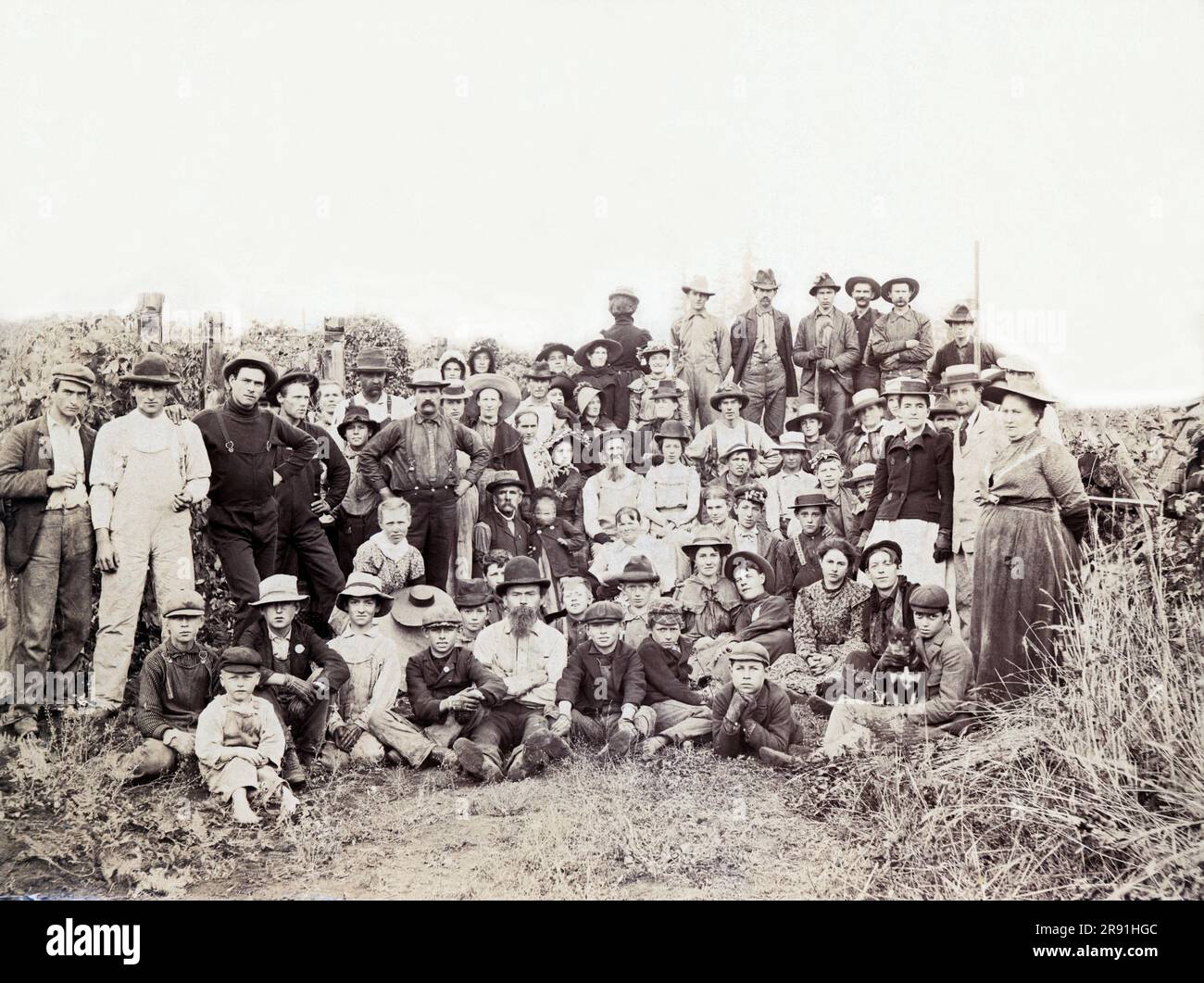 Hop pickers hi-res stock photography and images - Alamy