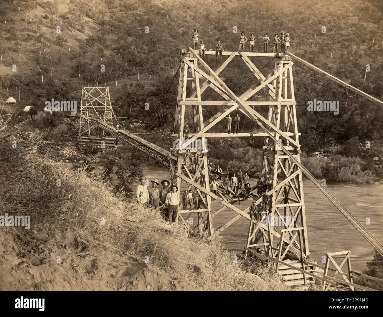 Kings river flume bridge hi-res stock photography and images - Alamy