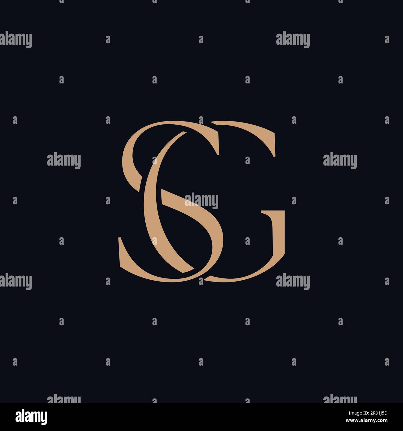 SG initials monogram concept. Logo design of letters S and G Stock Vector Image & Art - Alamy