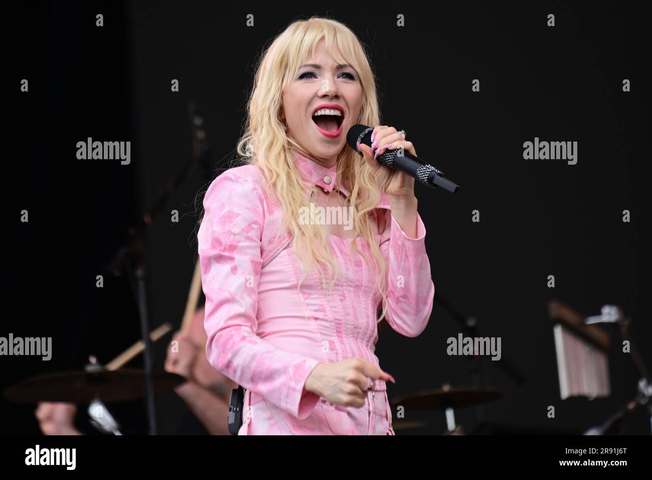 Somerset, UK. 23 June 2023. Carly Rae Jepsen performing at the Other ...