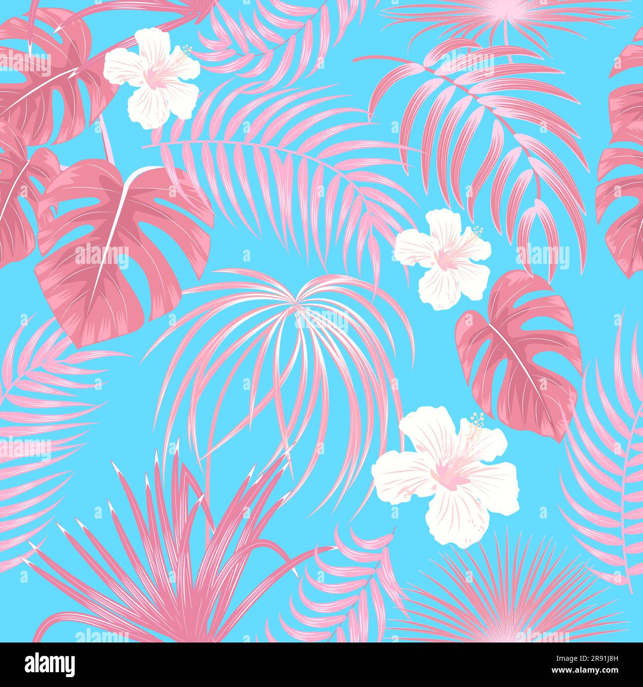 Tropic leaves design Stock Vector Images - Alamy