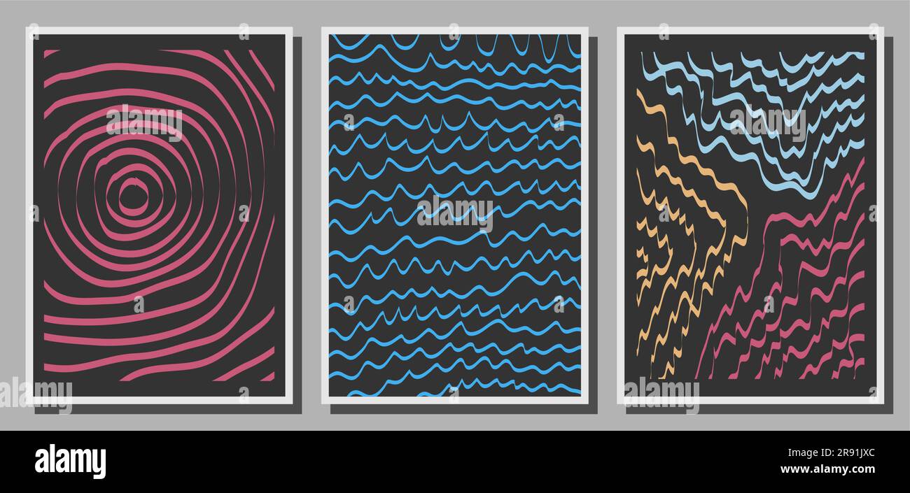 Artistic composition for interior design, prints, postcards, posters ...