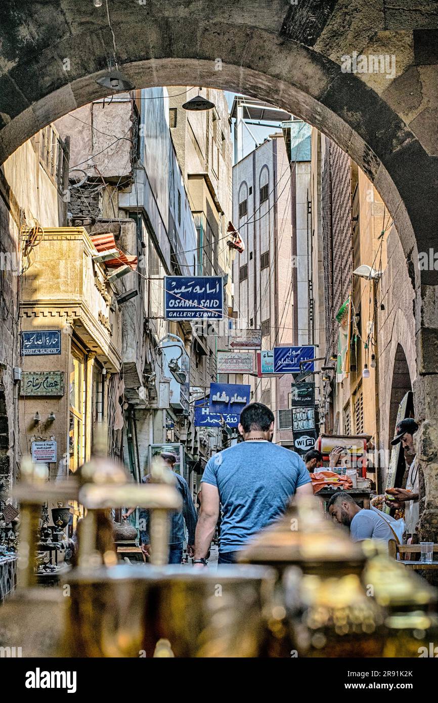 Egypt cairo man walking hi-res stock photography and images - Alamy