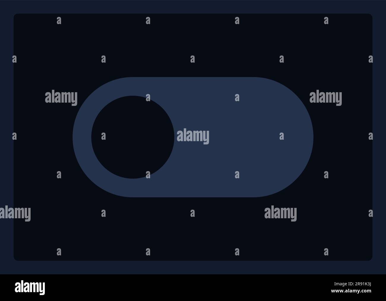 Toggle button in off mode UI element template Stock Vector Image & Art ...