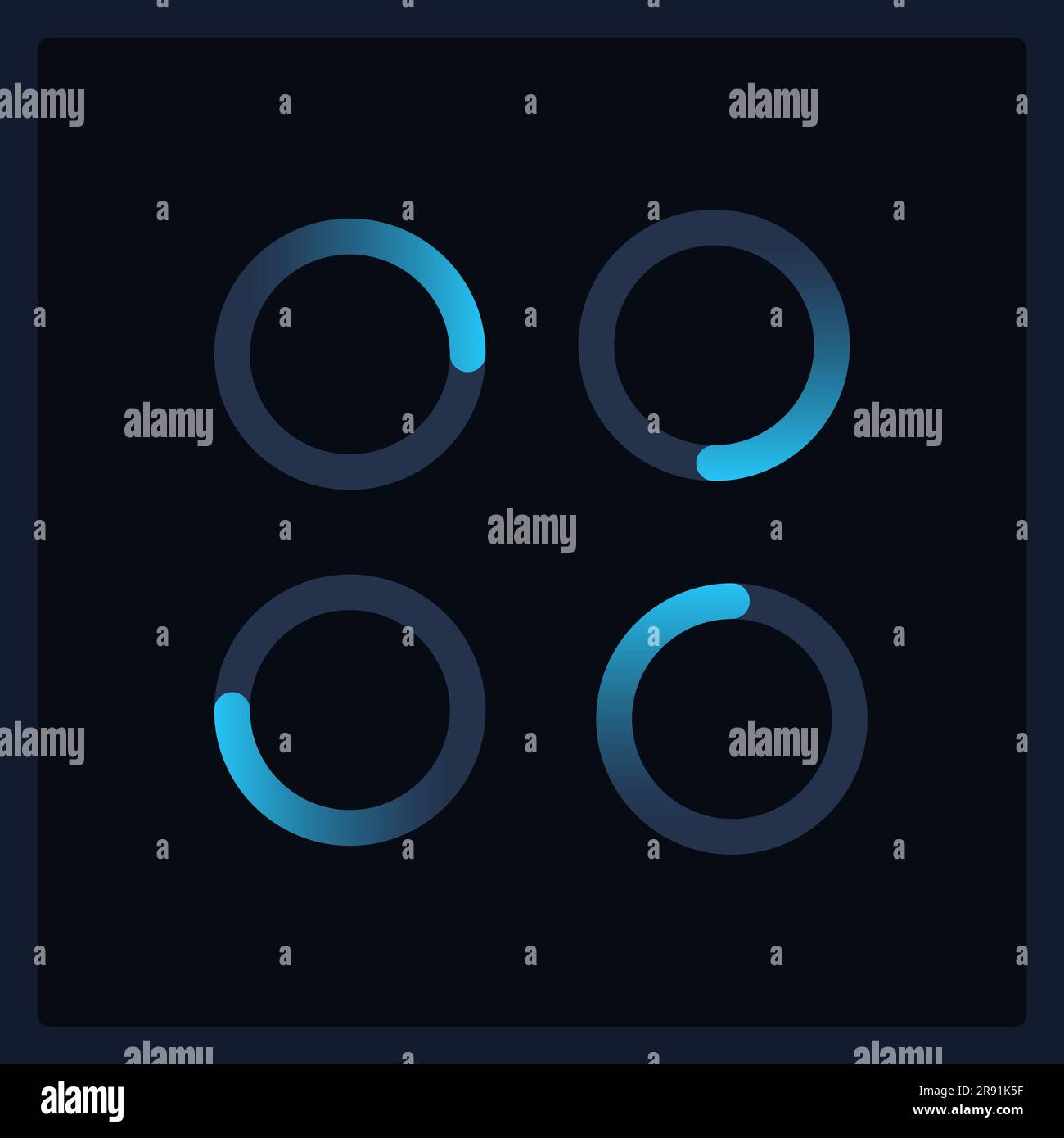 Download waiting circle UI element template Stock Vector Image & Art ...