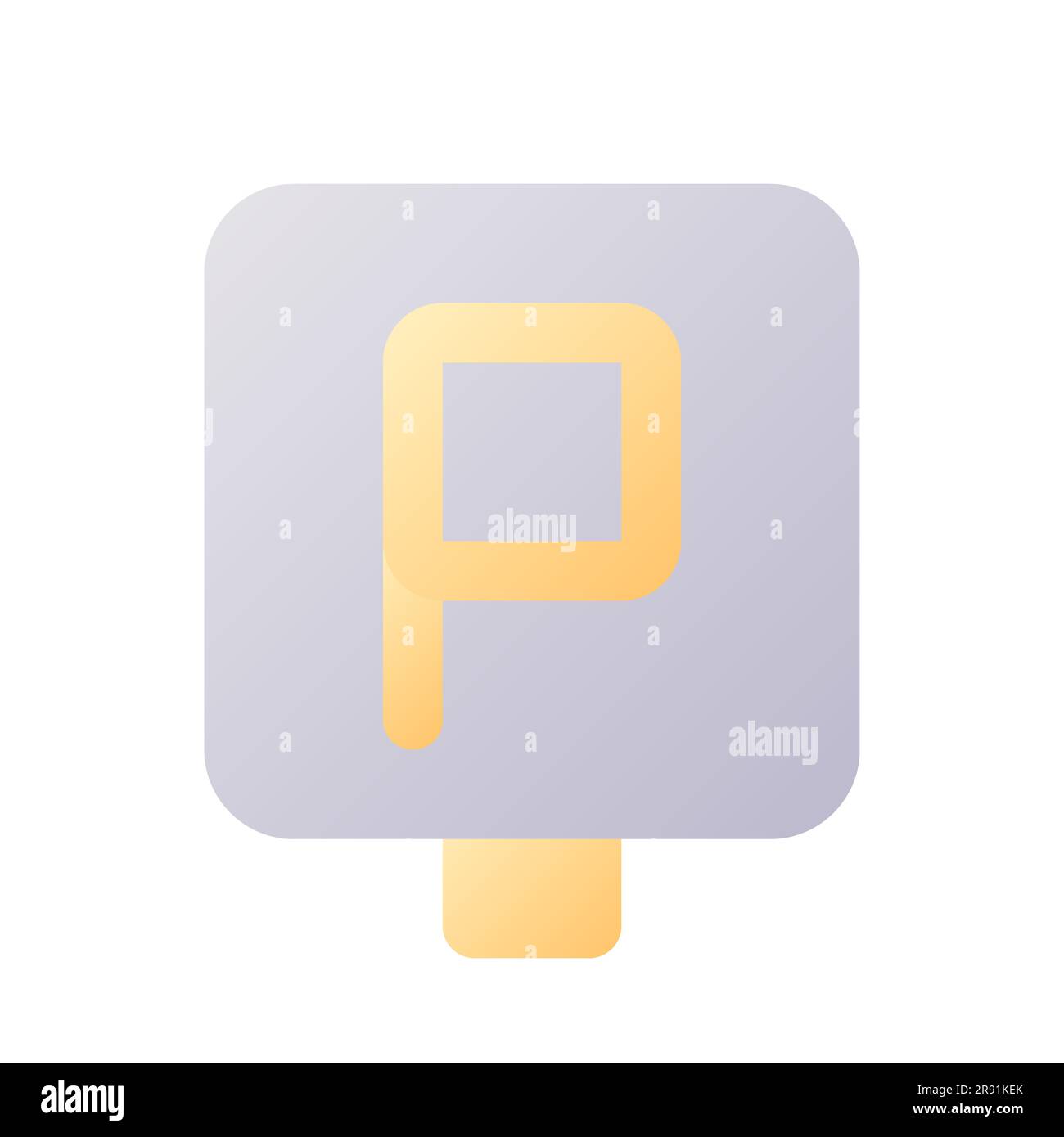 Parking space pixel perfect flat gradient two-color ui icon Stock Vector Image & Art - Alamy