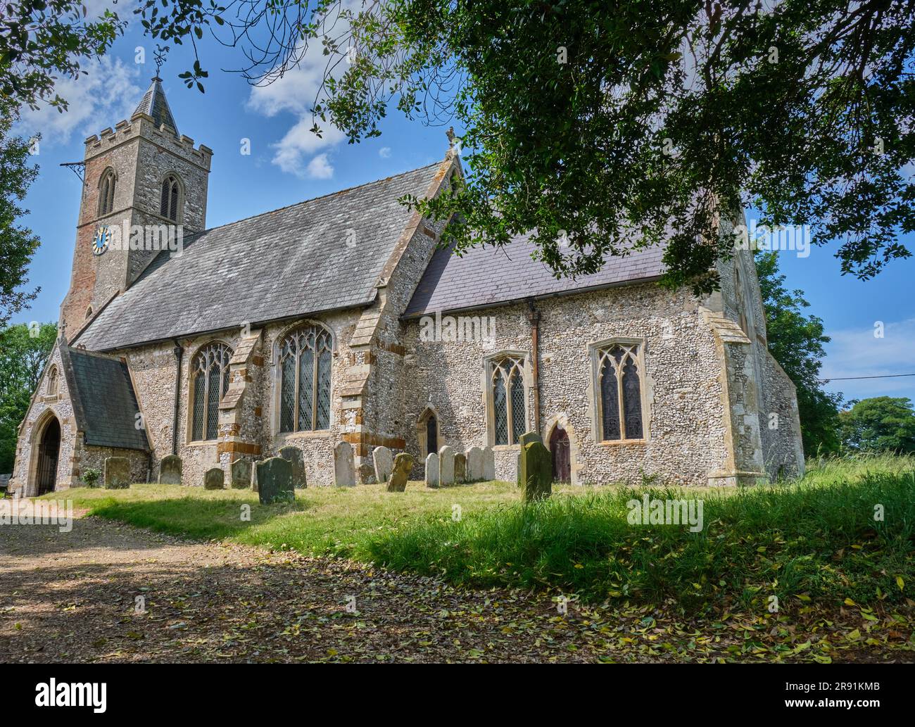 St Andrew's Church, Ringstead, Norfolk Stock Photo - Alamy