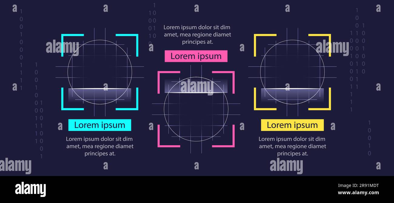 Security detection technology infographic chart design template Stock ...