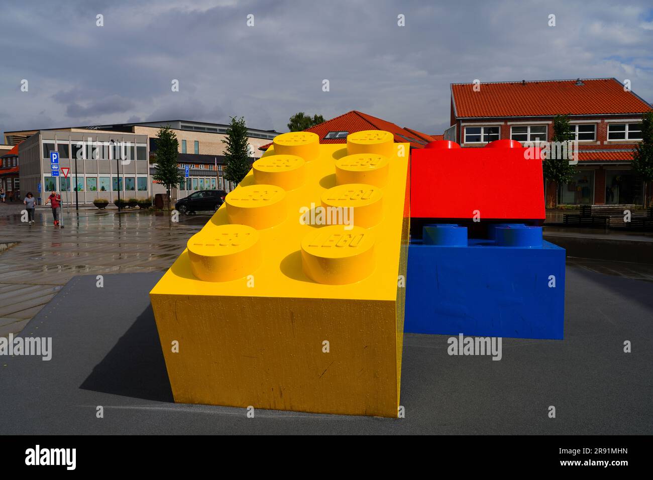 BILLUND, DENMARK –21 AUG 2022- View of Lego House, known as Home of the ...