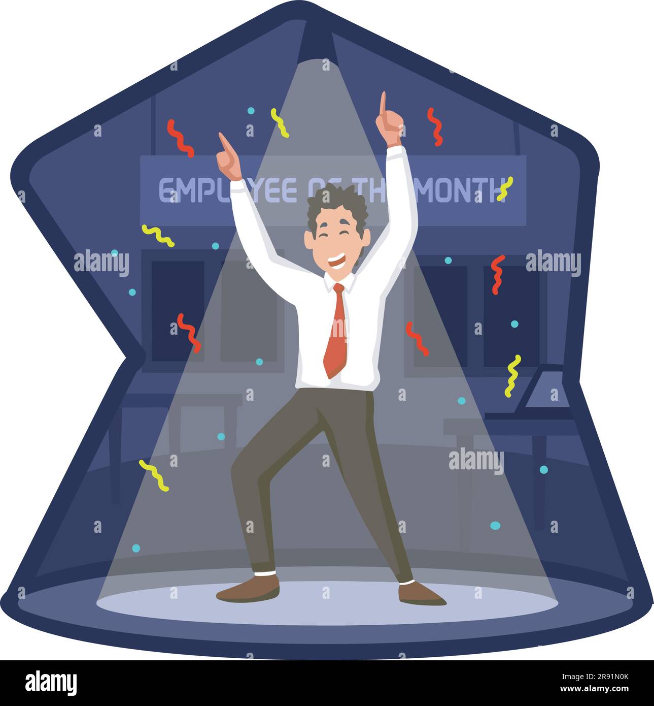 Sad employees office group Stock Vector Images - Alamy