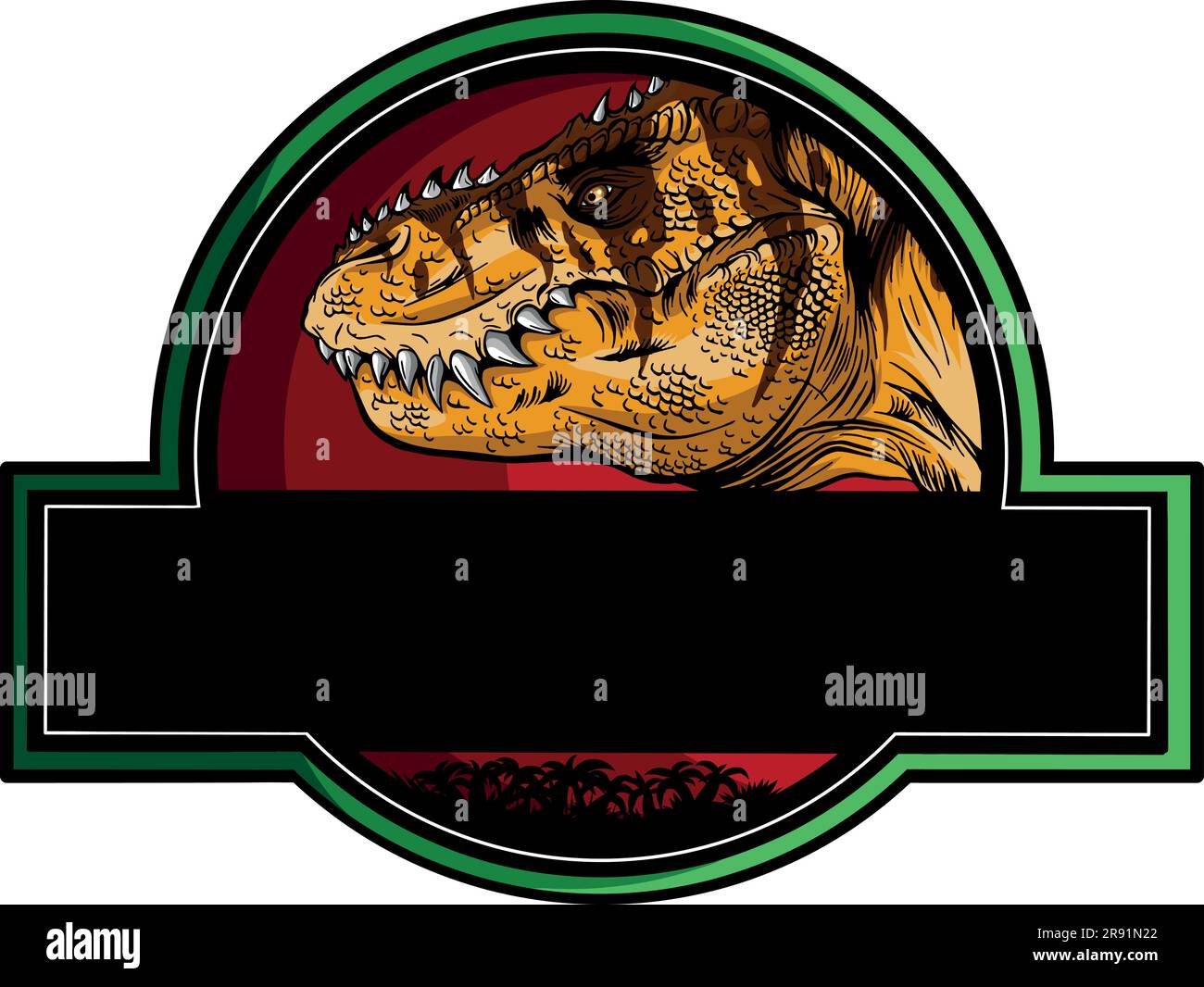 vector illustration of Tyrannosaurus T Rex logo Stock Vector Image & Art - Alamy