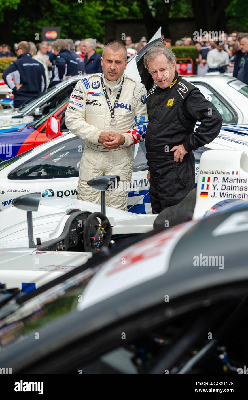 Yannick Dalmas and Jean Ragnotti at the 2016 Goodwood Festival of Speed ...