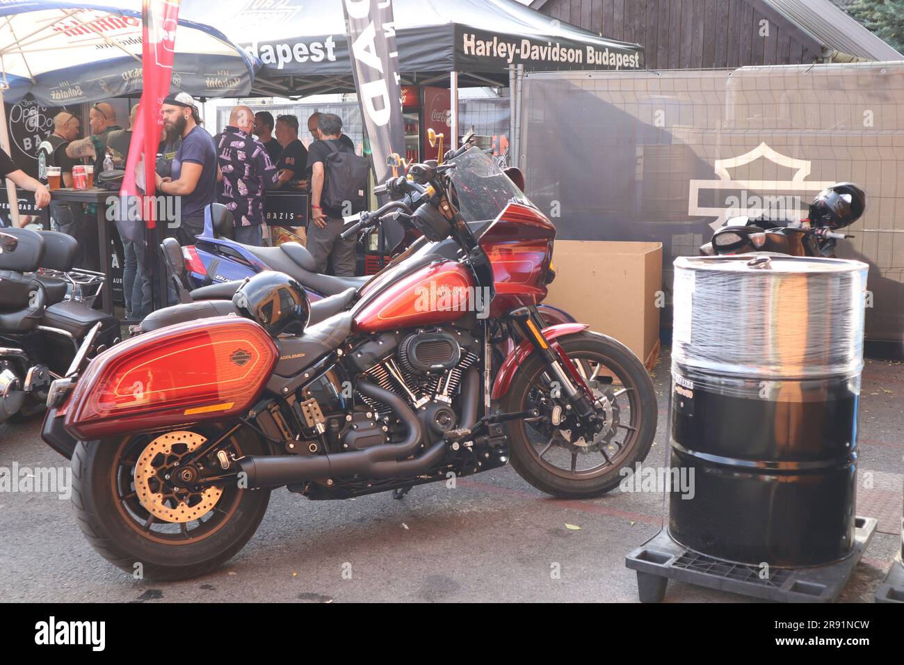 June 23th 2023. Budapest, Hungary Harley-Davidson 120th Anniversary ...