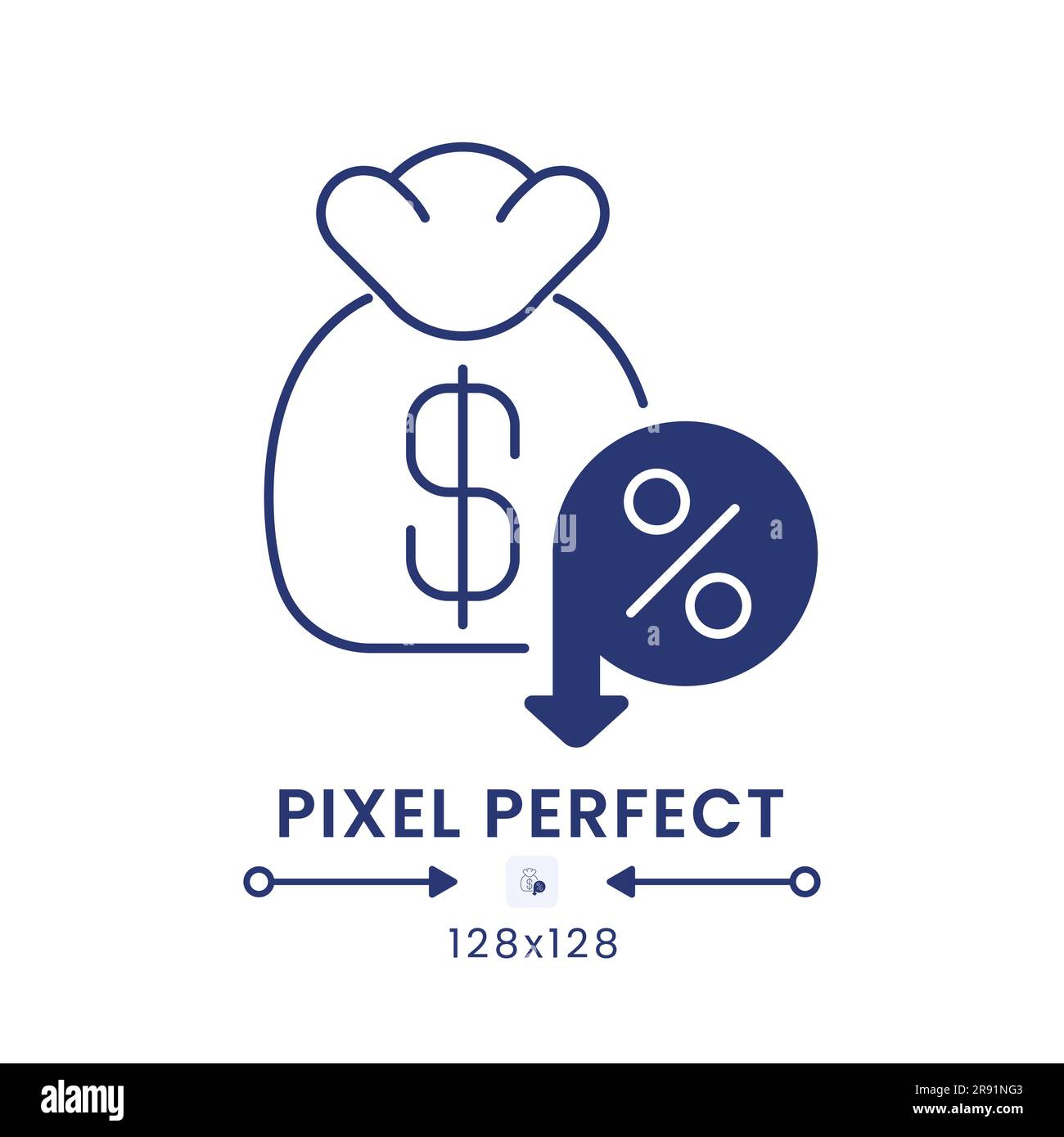 Tax Deductions black solid desktop icon Stock Vector Image & Art - Alamy